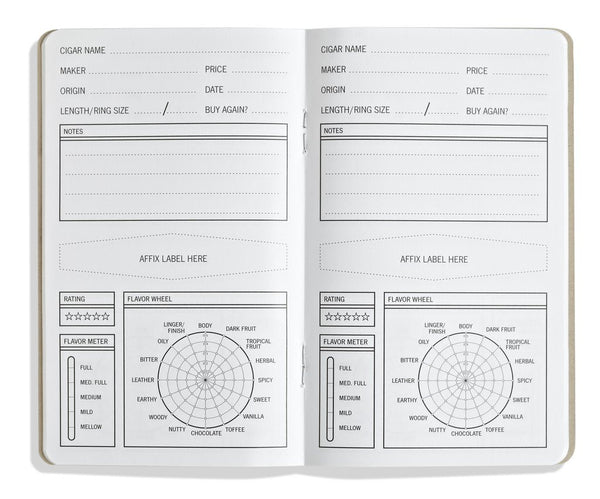 33 Cigars Cigar Tasting Notebook | CANTEROS.nz
