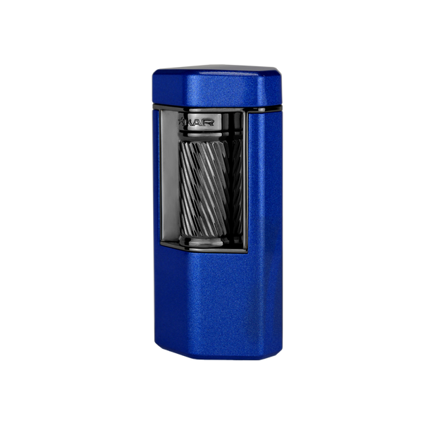 Xikar Meridian Soft Flame cigar lighter (blue & gunmetal) | CANTEROS.nz